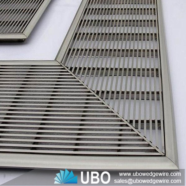 stainless steel wedge wire heel guard grating - YUBO stainless steel wedge wire heel guard grating - YUBO